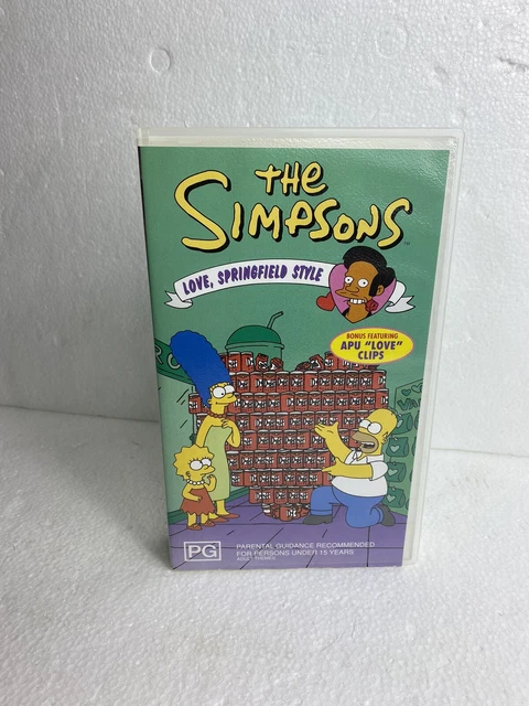 THE SIMPSONS LOVE Springfield Style VHS PAL $28.00 - PicClick AU