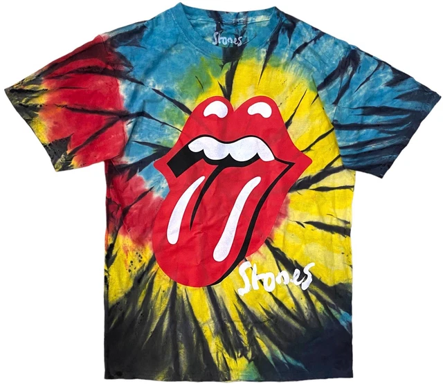 THE ROLLING STONES Men's No Filter Concert Tour 2021 Tie Dye Tee T ...