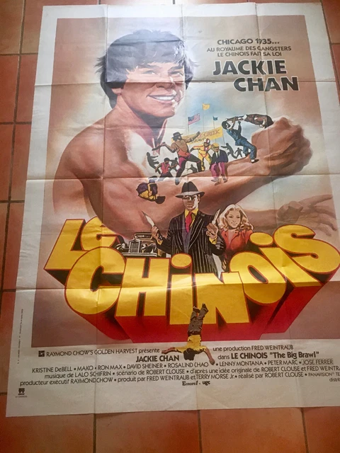 AFFICHE CINÉMA ANCIENNE Film " Le Chinois " Jackie Chan - Années 80 EUR ...