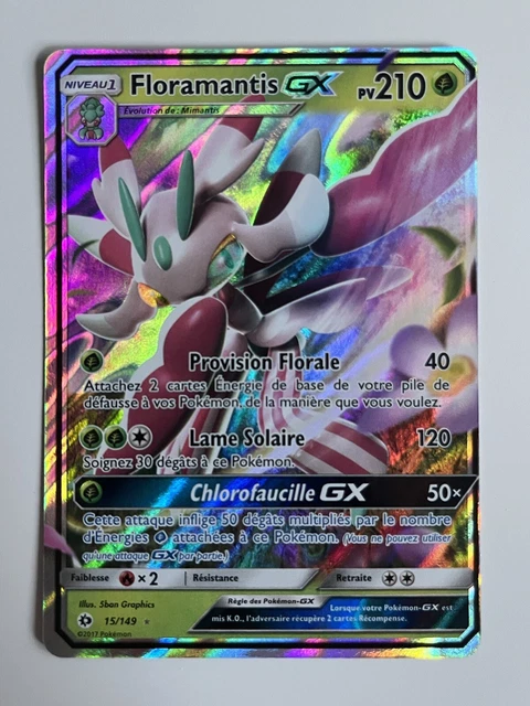 CARTE POKÉMON - Floramantis GX - 15/149 - 2017 - FR EUR 5,99 - PicClick FR
