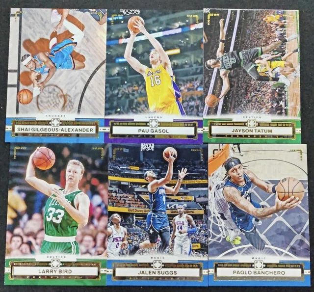 LOT 6 JAYSON Tatum Paolo Banchero Larry Bird 2023-24 Panini Photogenic ...