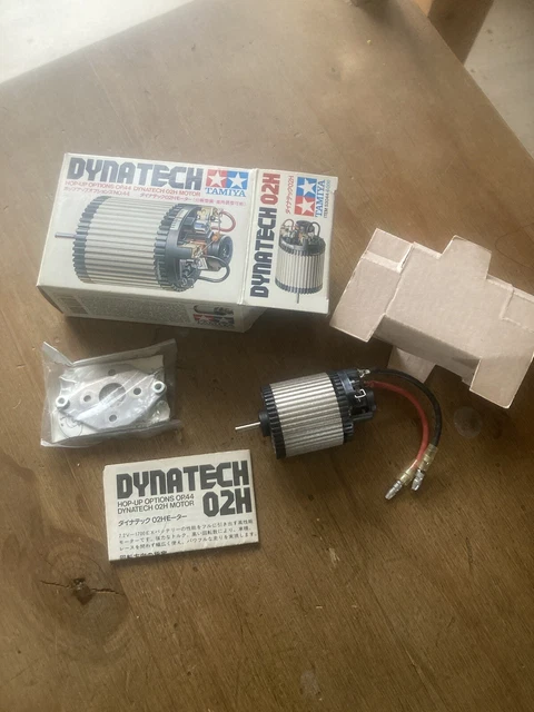 NEW 53044 VINTAGE Tamiya Dynatech 02H Brushed Motor Top Force Evolution ...