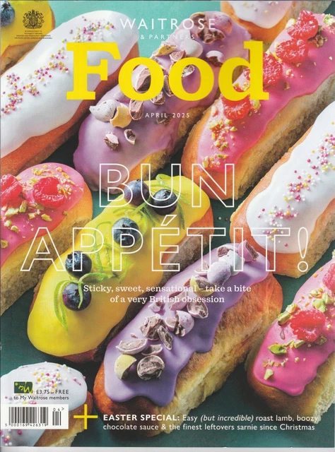 WAITROSE FOOD MAGAZINE - April 2025 - Bun Appetit! £0.99 - PicClick UK