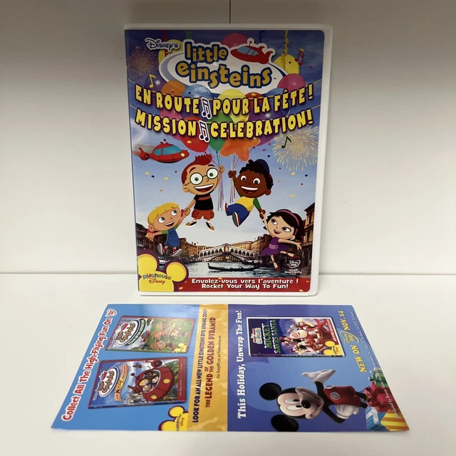 LITTLE EINSTEINS MISSION Celebration! DVD+Insert Paper Good Condition ...