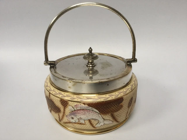 ANTIQUE TAYLOR TUNNICLIFFE Preserve Pot Gentleman’s Relish Pot 19th C £ ...