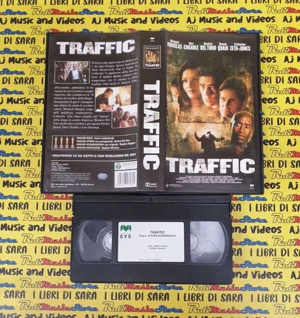 VHS*FILM TRAFFIC MICHAEL douglas dennis quais catherine zeta-jones 2001 ...