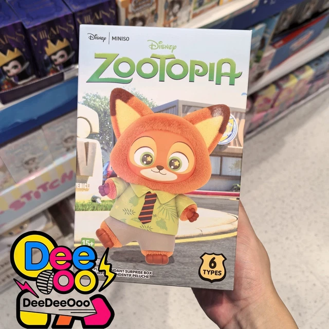 MINISO DISNEY ZOOTOPIA - Nick Series Vinyl Plush Blind Box Confirmed ...