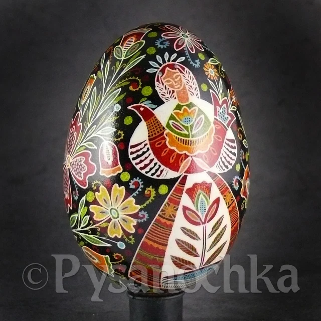 REAL UKRAINIAN PYSANKA Goose Pysanky Best by Halyna, Easter Egg. £143. ...
