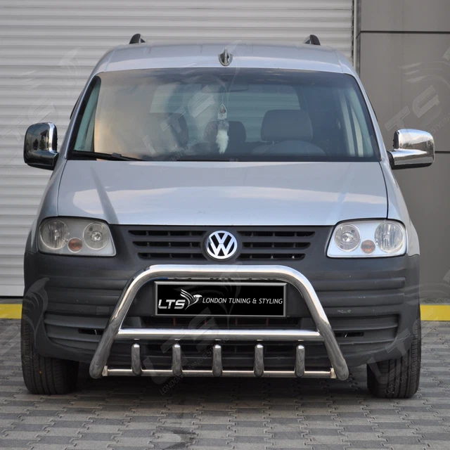 VW CADDY CHROME Axle Nudge A-Bar, Bull Bar 2004-2010 Models £179.99 ...