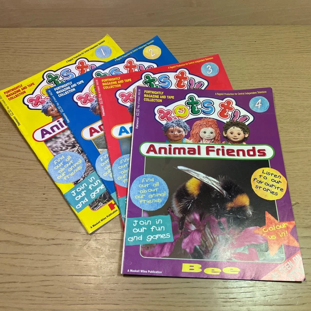 TOTS TV MAGAZINE Issues 1, 2, 3 & 4 1995 Ragdoll Productions £12.50 ...