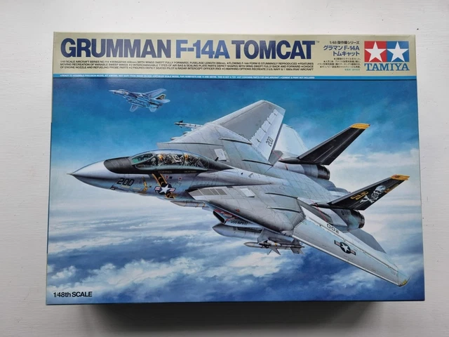 TAMIYA TAM61114 1:48 Grumman F-14A Tomcat Airplane Model Kit EUR 74,63 ...