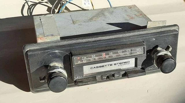 AUTORADIO SANYO FT 200 F epoca fiat alfa lancia vintage estraibile ...