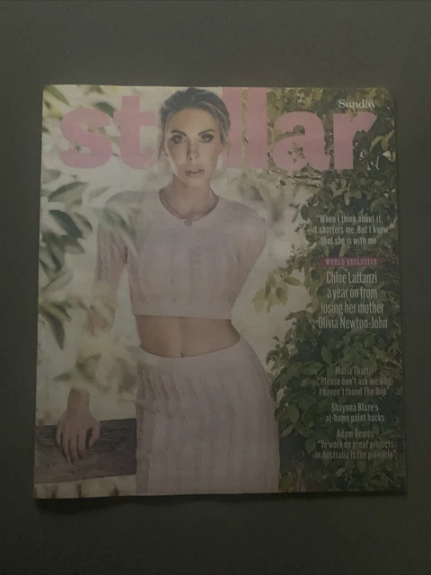 STELLAR MAGAZINE AUGUST 2023 - Chloe Lattanzi On Olivia Newton John ...