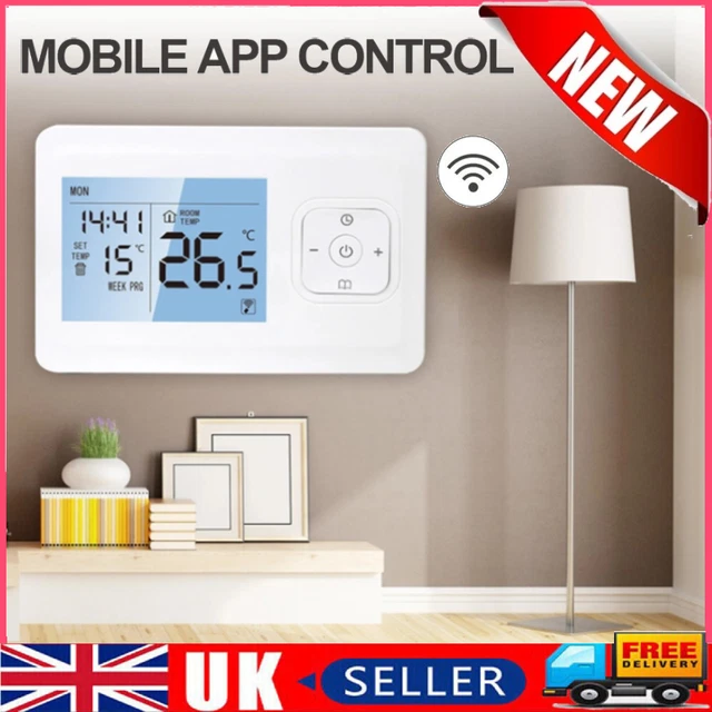 TUYA SMART WIFI Room Thermostat Wireless Smartphone Central Heating Control UK £51.99 - PicClick UK