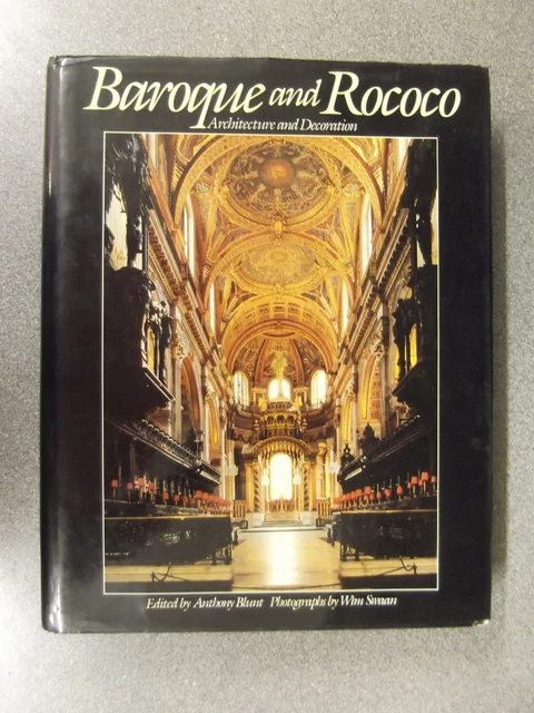 BAROQUE AND ROCOCO by BLUNT Pub.WORDSWORTH H/B D/W * FREE UK POST * EUR ...