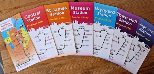 SYDNEY'S AIRPORT TRAIN - Central Loop Precinct Maps (June 2022) EUR 1 ...