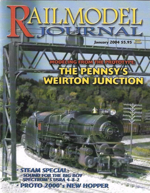 RAILMODEL JOURNAL JANUARY 2004 Pennsy Weirton Junction HO Layout Big ...