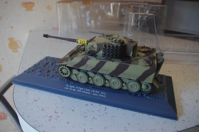 CHAR TIGRE. PZ.KPFW. VI Tiger I Ausf. (Sd.Kfz.181). 1/43. ALTAYA EUR 12 ...