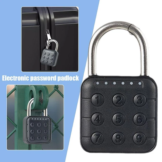 6 DIGIT PASSWORD Code Push Button Combination Padlock Suitcase 1/2pcs ...