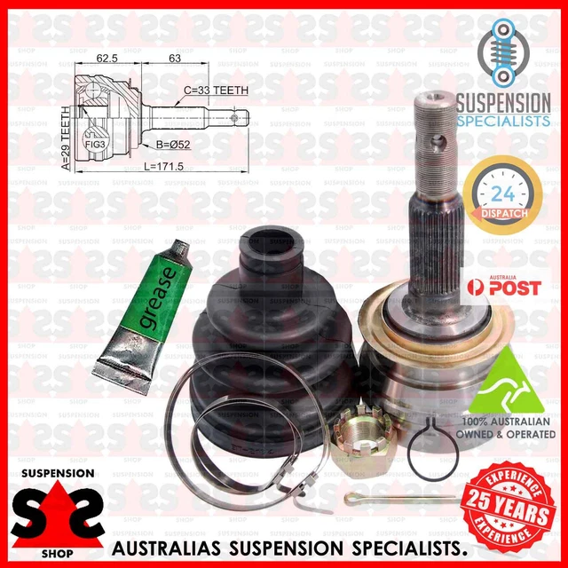 FRONT AXLE JOINT Kit, Drive Shaft Suit DAEWOO Nubira (J100) 1.6 16V NUBIRA EUR 77,20 - PicClick FR