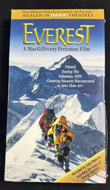 EVEREST VHS TAPE (as seen in Imax): A MacGillivray Freeman film. 1996 ...