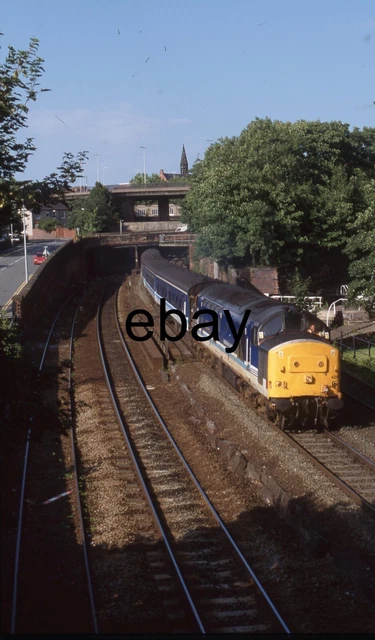 35MM RAILWAY SLIDE - Diesel Electric Loco Class 37. 37429 @ Chester £2. ...