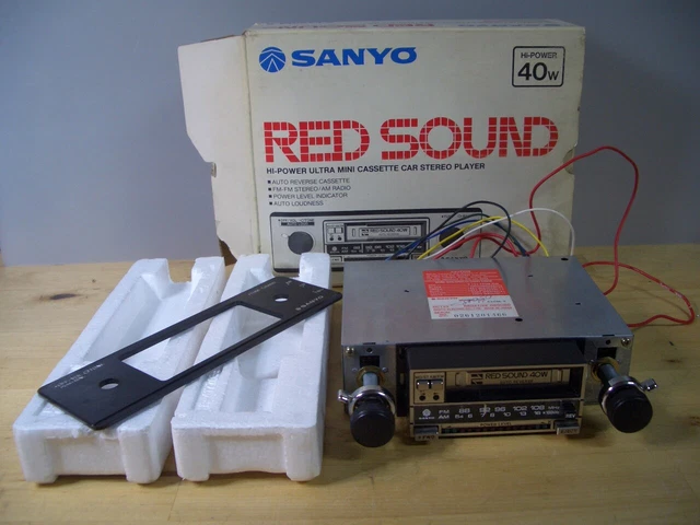 SANYO RED SOUND Ft420M-2 Autoradio Car Radio Cassette Ft420M Auto Vintage EUR 125,00 - PicClick ES