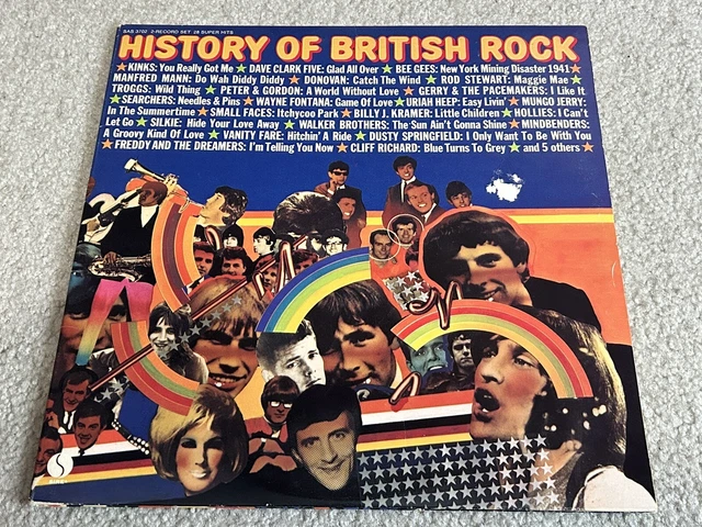 DISQUE VINYLE HISTORY of British Rock SAS 3702 vintage EUR 4,37 ...