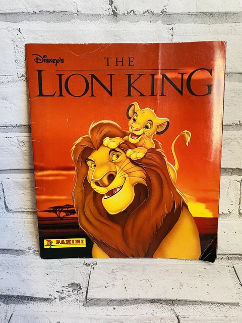 DISNEY THE LION King 1994 Vintage 3/4 Filled sticker album panini £16. ...