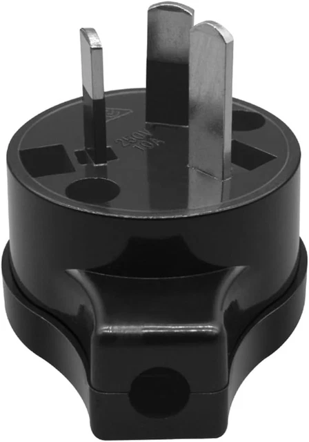 (2 PACK) FLAT Top AU Plug,Toptekits DIY Plug(2 Pack), Black $24.98 ...