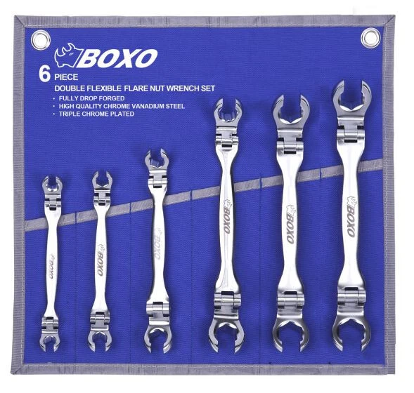 BOXO DOPPEL-GELENK-RINGSCHLÜSSEL-SATZ OUVRIR avec Articulation 6-tlg. EUR 144,00 - PicClick FR