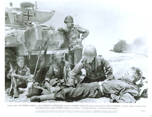 MARK HAMILL PERRY Lang Robert Carradine Bobby DiCiccio The Big Red One ...