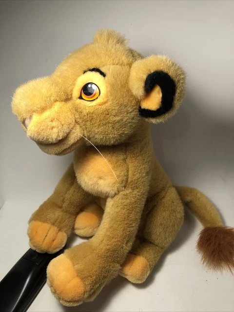 THE DISNEY STORE Vintage Young Simba The Lion King Plush Lg 13” Stuffed ...