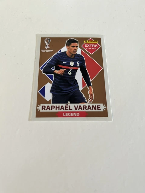 PANINI FIFA WORLD Cup Qatar 2022 Raphael Varane Legend Extra Sticker Bronze EUR 5,64 - PicClick FR