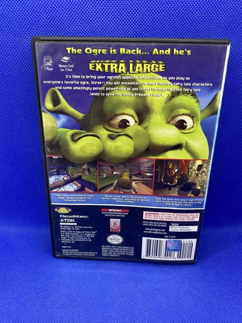 SHREK: EXTRA LARGE (Nintendo GameCube, 2002) Tested! $45.00 - PicClick CA