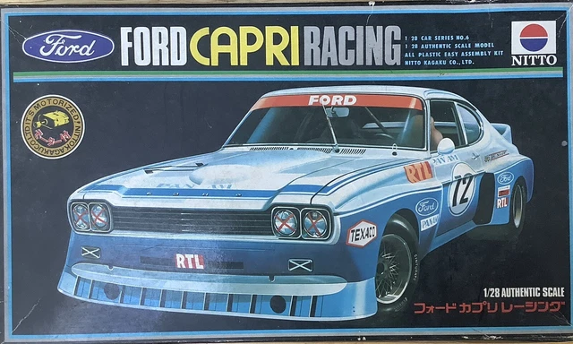 VERY RARE NITTO 1/28 Ford Capri Racing Model Kit £50.00 - PicClick UK