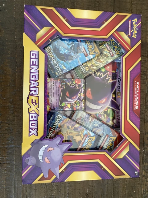 POKEMON TCG: GENGAR EX Box 4 Booster Packs BRAND NEW FACTORY SEALED EUR ...