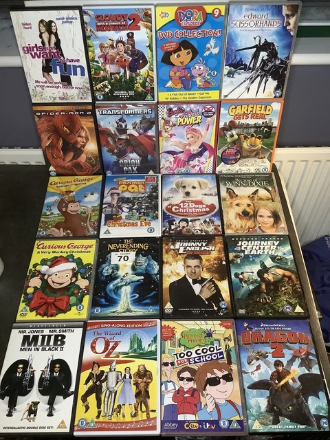 20X CHILDREN'S DVD Bundle Family Kids Job Lot 70 £15.00 - PicClick UK