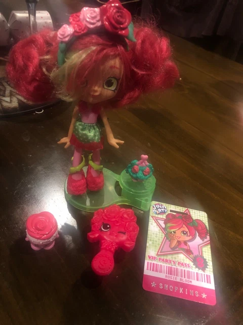 SHOPKINS BAMBOLA FIGURA pacchetto rose rosa fiore raro lotto bambola ...