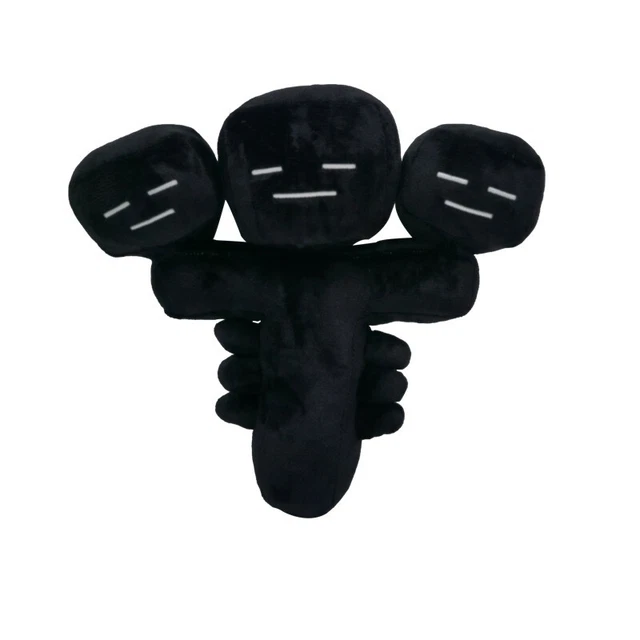 MINECRAFT 25CM BLACK Three-Headed-Monster New Plush Toy £12.76 ...