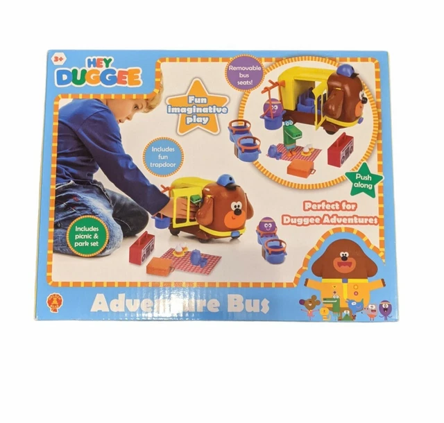 HEY DUGGEE ADVENTURE Bus, Park and Picnic Play Set Push Along 3+ £22.69 ...