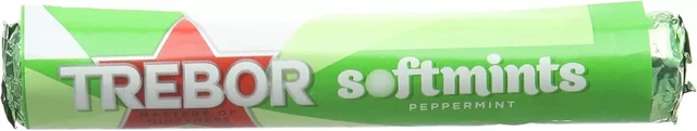 TREBOR SOFT MINTS Peppermint mints 10 Rolls x 38g £8.75 - PicClick UK