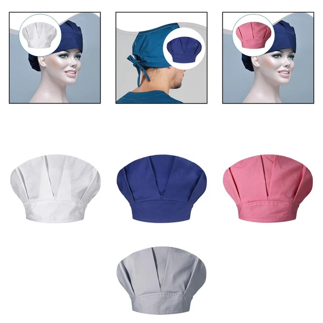 CHEF HAT VERSATILE Easy to Clean Baker Kitchen Cooking Chef Cap ...