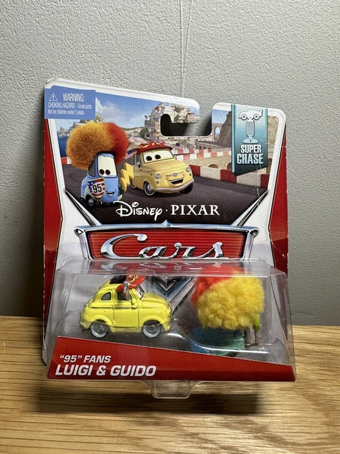 DISNEY PIXAR CARS 95 Fans Luigi & Guido Super Chase Diecast 1:55 EUR ...