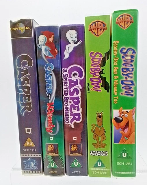 BUNDLE X5 CHILDREN'S VHS, Scooby-Doo! Vol 1/Mummy & Casper Beginning ...