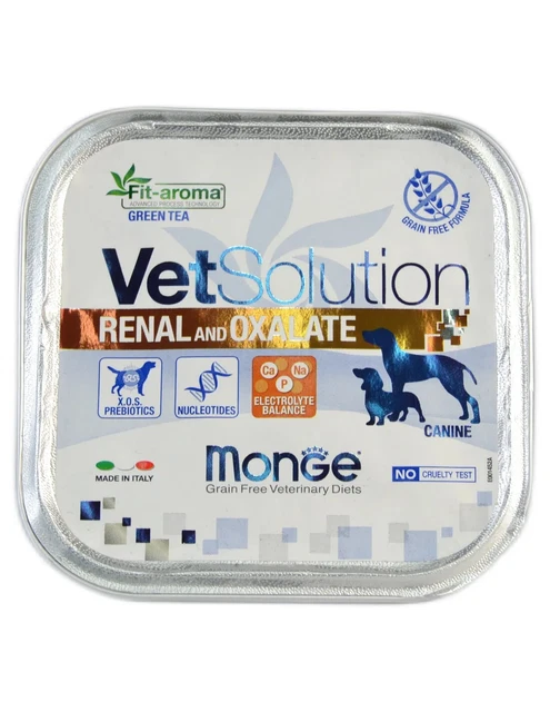 MONGE VETSOLUTION RENAL & oxalate canine 150 g EUR 1,85 - PicClick IT