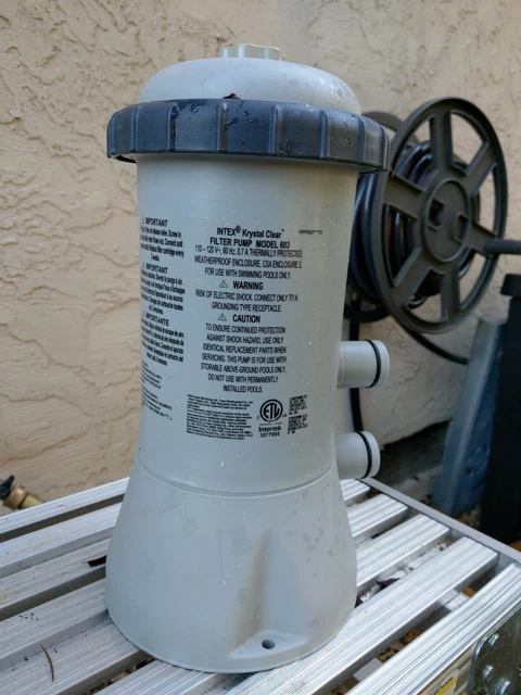 INTEX KRYSTAL CLEAR Filter Pump - Model 603 EUR 36,92 - PicClick FR