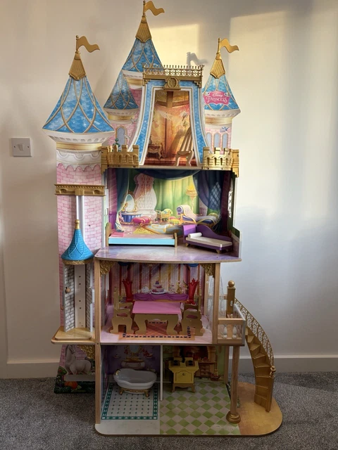 DISNEY PRINCESS DOLLS House. Royal Celebration, Wooden Castle by ...
