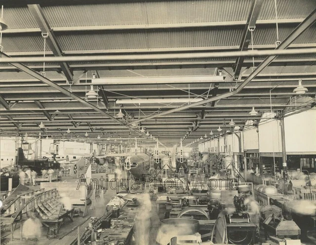 LOUDEN AVIÓN MANUFACTURING Planta Factory Antigüedad Foto EUR 38,74 ...