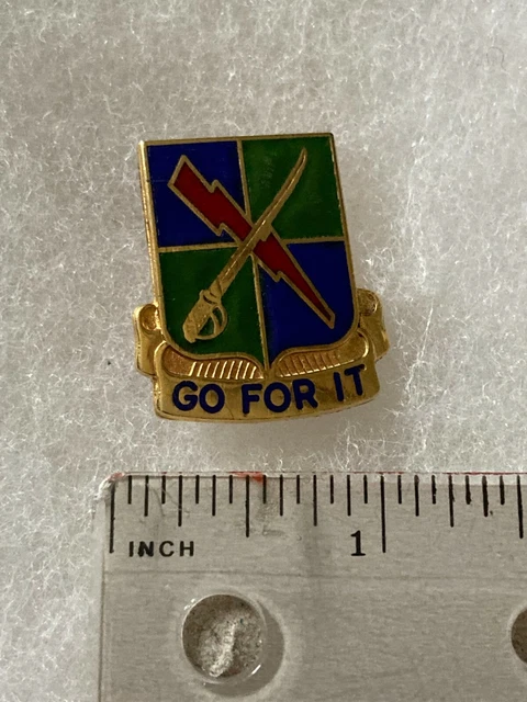 AUTHENTIC US ARMY 501st Military Intelligence Battalion Insignia DUI ...